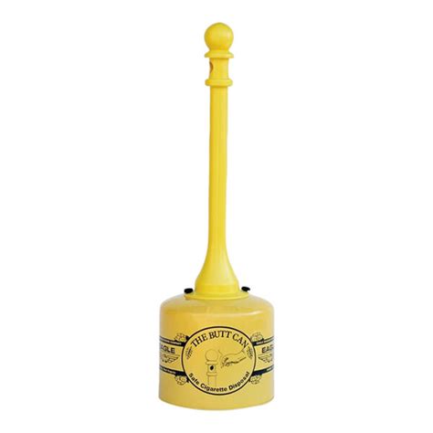 Eagle Manufacturing Butt Can 1205 5 Gallon Yellow Steel Polyethylene