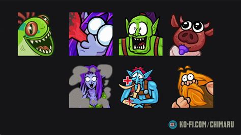 World Of Warcraft Emotes Animated  Chimarus Ko Fi Shop