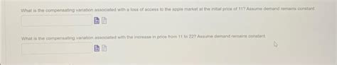 Solved Suppose The Demand For Apples Is Given By Qa 100