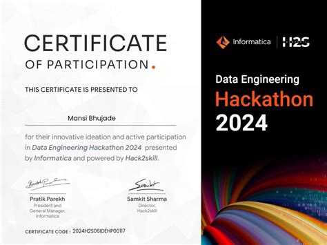 Mansi Bhujade On Linkedin Dataengineering Hackathon Informatica Nmc