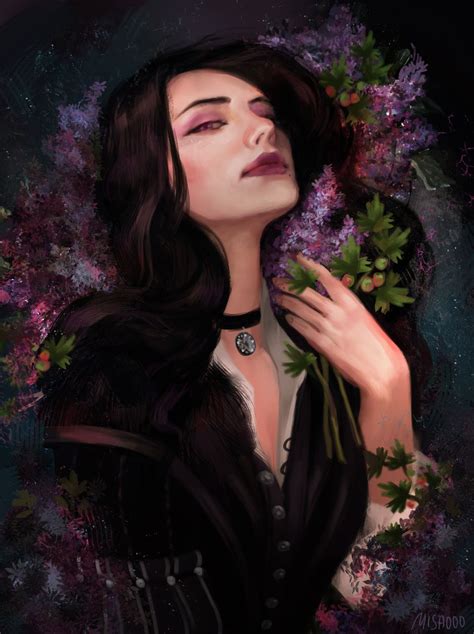 Yennefer Of Vengerberg Fan Page Witcher Art The Witcher Portrait