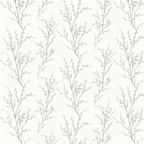 Pussy Willow By Laura Ashley Sage Green Wallpaper Wallpaper Direct