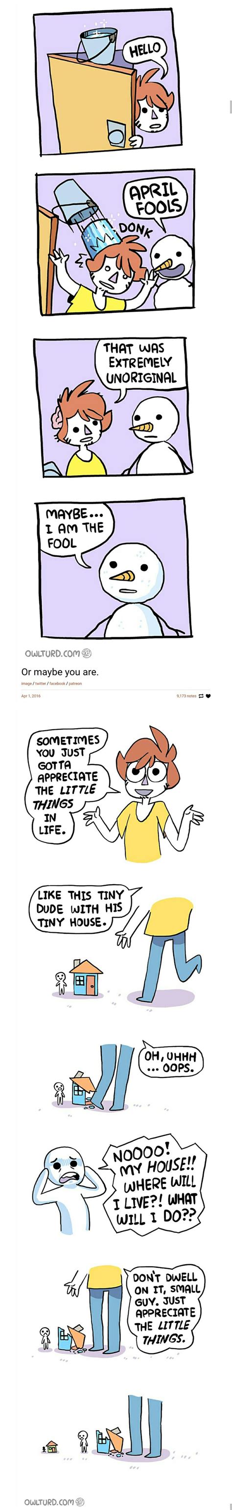 Pin By Derek Mcmullen On Owlturd Favorites Funny Comic Strips Fun