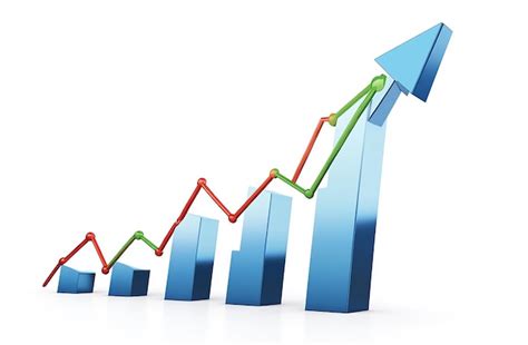 A Graph With A Arrow Pointing Up And The Word Graph Above It Premium Ai Generated Image