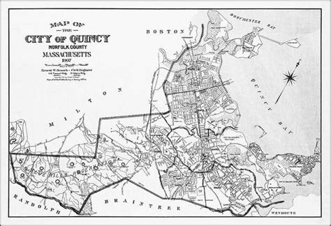 Map Of Boston Showing Quincy