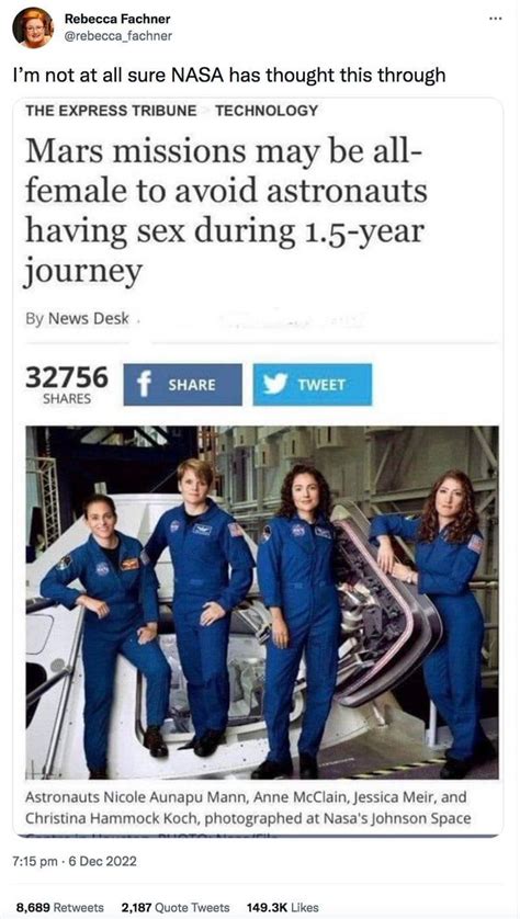 Tired Of People Having Sex On Your Ship Just Remove All The Men R NotHowGirlsWork