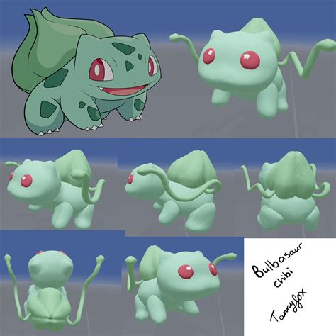 Chibi Bulbasaur W Ref By Tannyfox On Deviantart