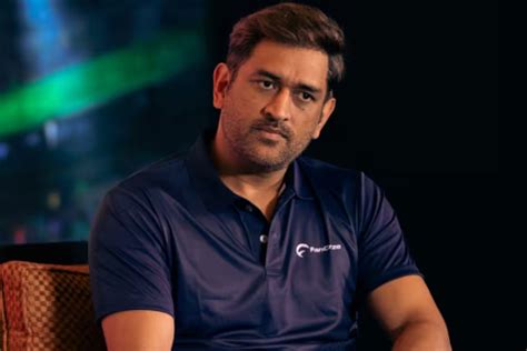 Ms Dhoni Watches India Vs Pakistan Match In Champions Trophy