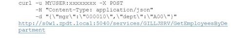 DB Native REST API Curl Triton Consulting