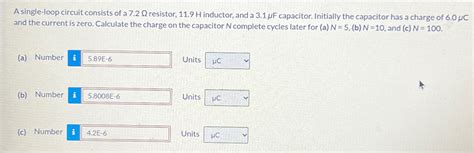 Solved A Single Loop Circuit Consists Of A 72Ω ﻿resistor