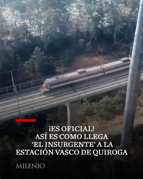¡es Oficial 👏🚉paso De El Insurgente En La Estación Vasco De Quiroga