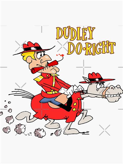 Men Women Dudley Do Right Cartoons Boris Funny Men Fan Sticker By