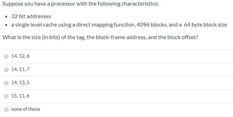 Solved Suppose You Have A Processor With The Following Chegg Com