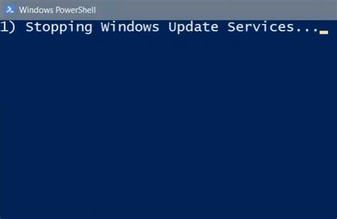 Reset Windows Update Client Using Powershell Script