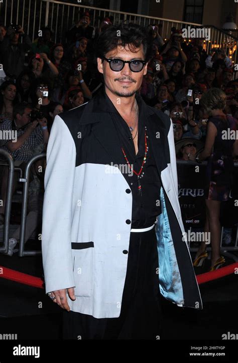 Johnny Depp At The Pirates Of The Caribbean On Stranger Tides World