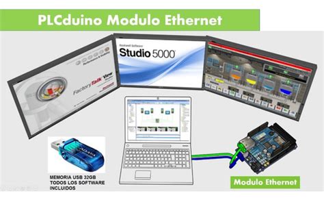 plcduino ethernet allen bradley plc arduino mega curso hmi plc