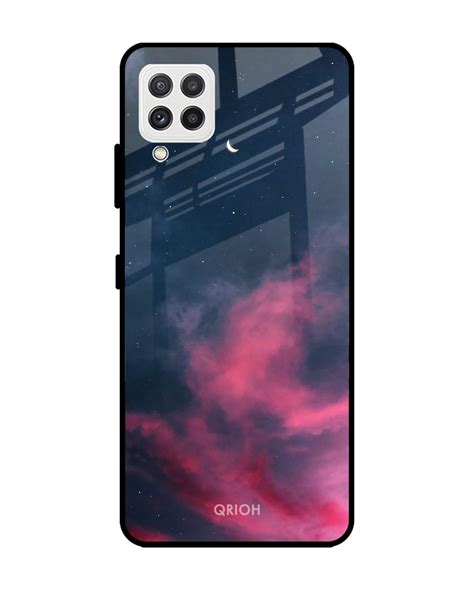 Buy Moon Night Printed Premium Glass Cover For A22impact Resistant
