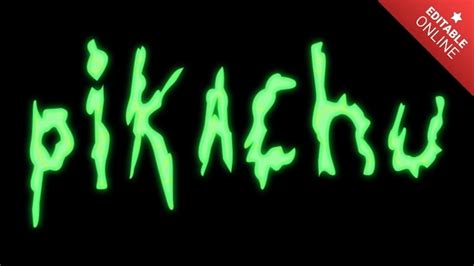 Pikachu Text Effect Generator