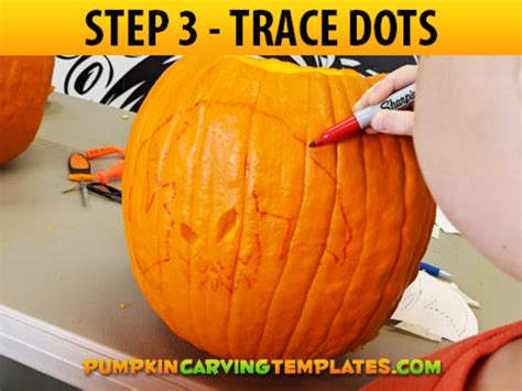Pumpkin Carving Template Stencil Instant Digital Download Etsy