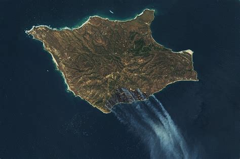 Fire Chars Santa Rosa Island Nasa Science