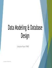 ITM900 Data Modeling And Database Design 1 Pdf Data Modeling Database Design Graduation