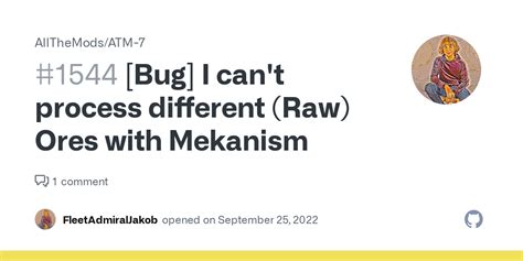 Bug I Cant Process Different Raw Ores With Mekanism · Issue 1544