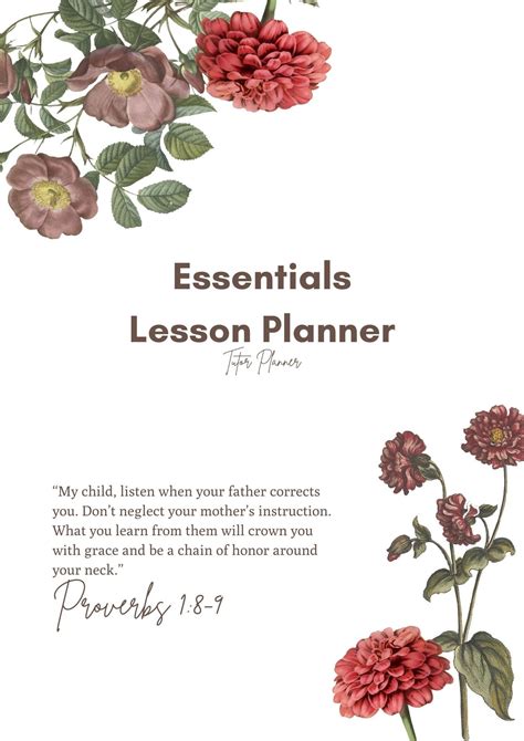 Classical Conversations Planner All In One Foundationsessentialschallenge Etsy