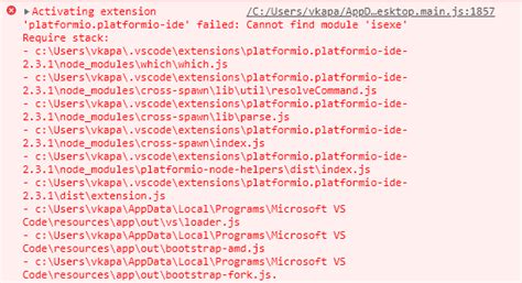 Newest Version Does Not Load Issue Platformio Platformio Vscode Ide GitHub