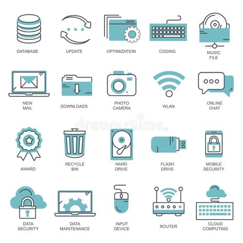 Business And Marketing Programming Data Management Internet Connection Social Network