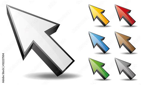 Computer Maus Computermaus Mauszeiger Cursor Set 1 Stock Vector Adobe