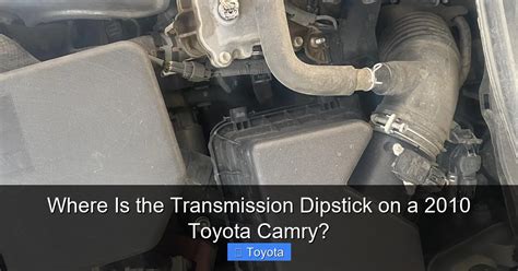 Where Is The Transmission Dipstick On A 2010 Toyota Camry