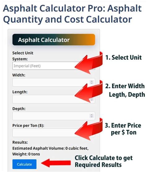 Asphalt Calculator How Much Asphalt Do I Need