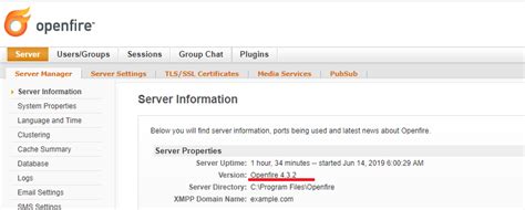 find and update xmpp version on ubuntu server running openfire stack