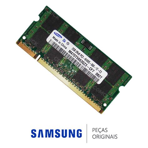 Memória Ram Ddr2 2gb Para Netbook E Notebook Samsung Diversos Modelos