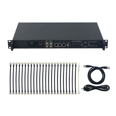3508b 24 Tuner To Ip Gateway 24 Port Tuner Dvbs2 Input Ip Output Demodulation Tuner Support Biss