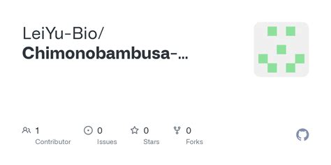 Github Leiyu Bio Chimonobambusa Hejiangensis Project Data
