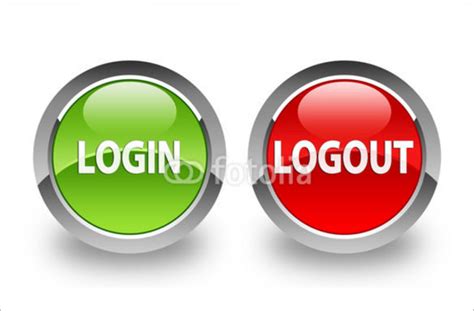 15 Login And Logout Buttons Free Psd Eps Vector Format Download