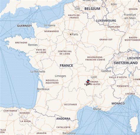 Charnaud France Map Latitude And Longitude Where Is Charnaud Maps Weather
