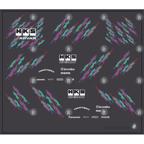 Hks Livery Water Slide Decal Shopee Malaysia