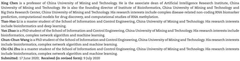 Dbnmda 预测潜在 Mirna 疾病相关性的深度信念网络（briefings In Bioinformatics）mirna 深度学习