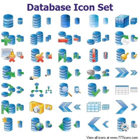 Database Icon Set Free Images At Vector Clip Art Online