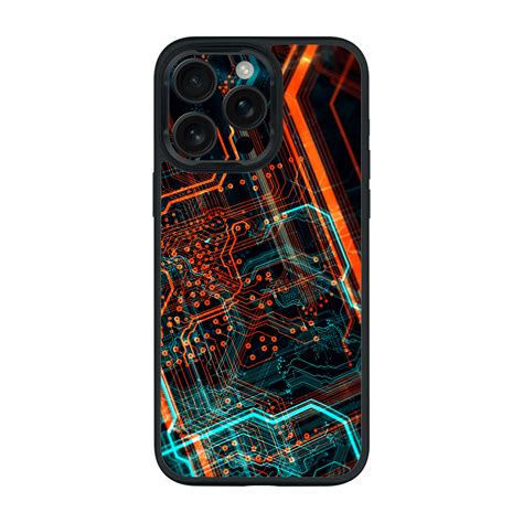 Iphone 16 Pro Max Qcaze Neon Pcb Board Case Skin Kit Qskinz™