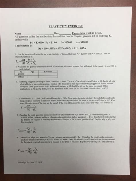 Solved All Questions Utilize The Multivariate Demand Chegg