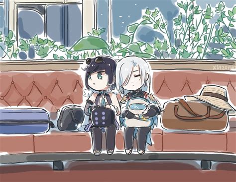 Shenhe And Yelan Genshin Impact And 3 More Drawn By Xinzoruo Danbooru