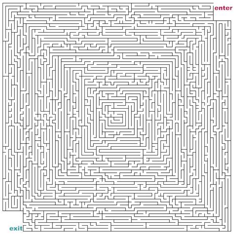 Hardest Maze Printable