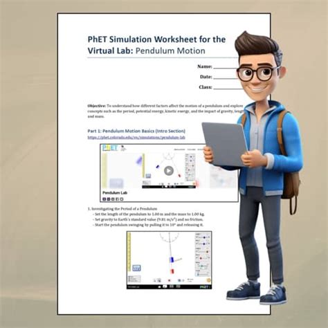 Phet Simulation Worksheet For The Virtual Lab Pendulum Lab No Prep
