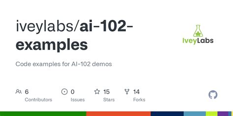 Github Iveylabsai 102 Examples Code Examples For Ai 102 Demos