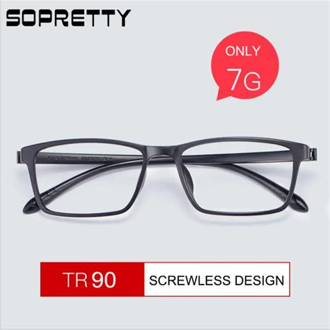 Tr90 Screwless And Non Metallic Glasses Framemen Women Spectacle Frame Of Myopia Glass Frames For