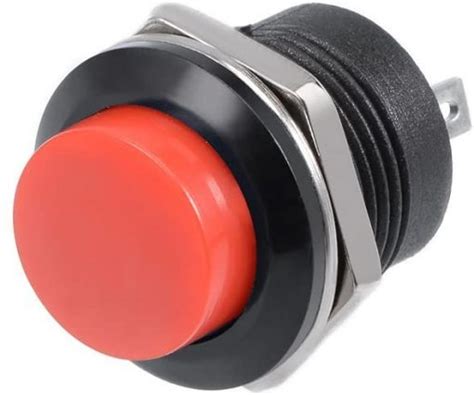 Self Reset Switch 2 Pin 250V 3A Momentary Push Button Switch