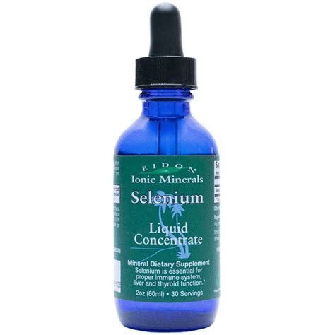 Liquid Selenium Concentrate 2 Oz Eidon Ionic Minerals Vitaspringsunday